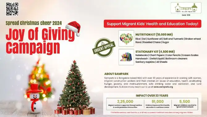 Donate for Children and Support Sampark | Spread Christmas Cheer! Joy ...