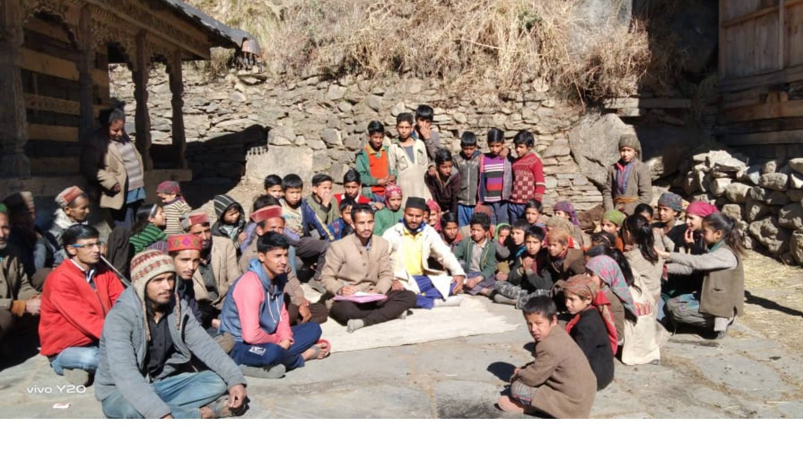 Opening A School For Underprivileged Children At A Village On The Verge ...