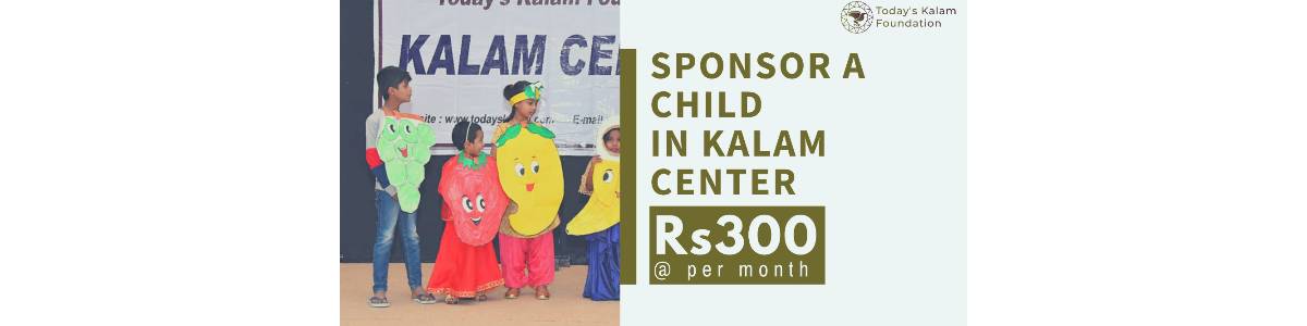 Donate for Education and Support Todays Kalam Foundation | Kalam Center - Changing Children's ...